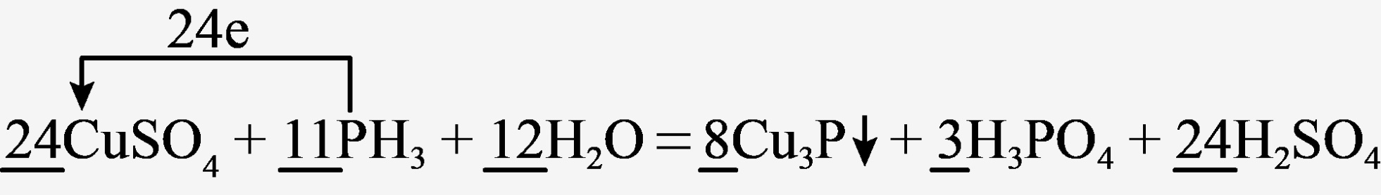 用硫酸铜溶液吸收 PH3 时的化学方程式为： &nb_百度教育