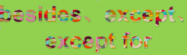 besides和except for的区别 _百度教育