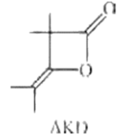 烷基烯酮二聚体(AKD)是造纸工业上常用的一种浆内施胶剂,其结构简式如图所示,下列说法正确的是( ) A. AKD的分子式为C8H14O2 B ...